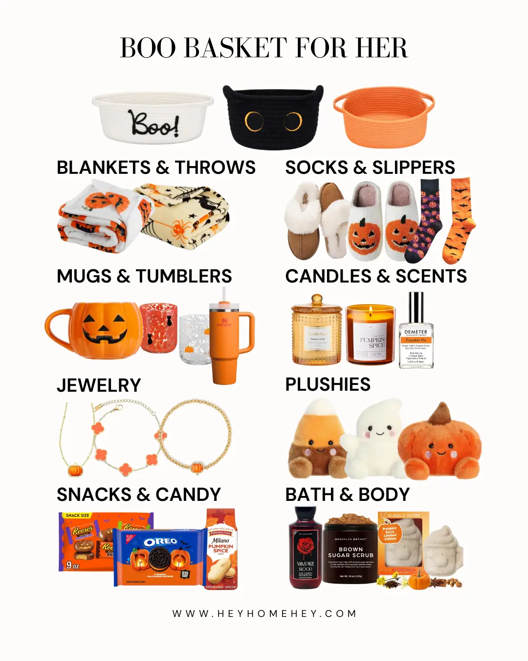 45+ Cutest Boo Basket Ideas for Her That Feel Extra Special