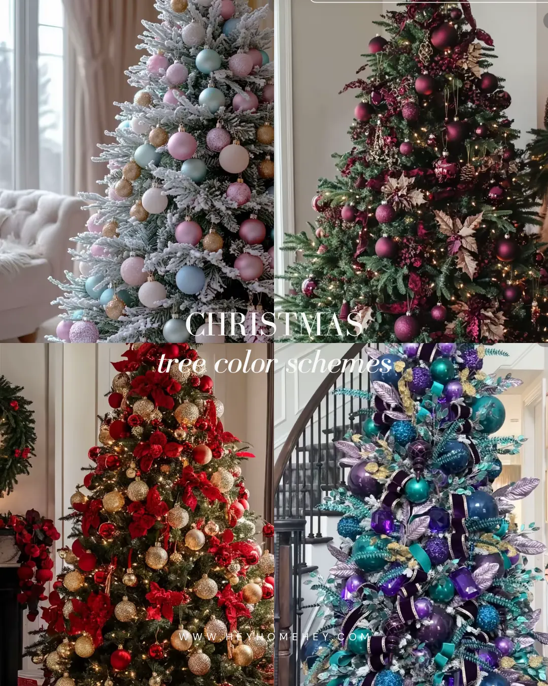 30+ Jaw-Dropping Christmas Tree Color Schemes Too Gorgeous to Handle